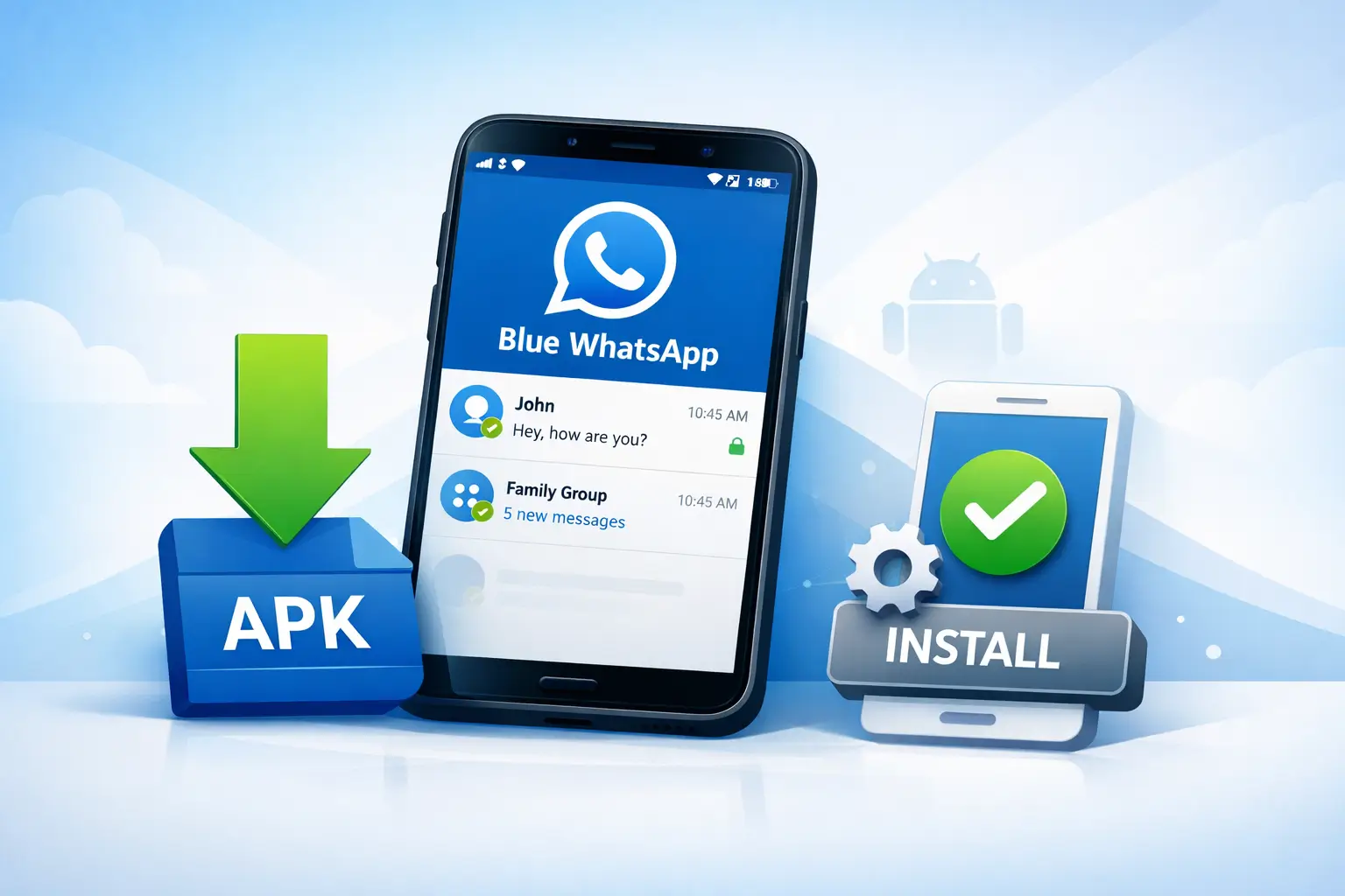 Blue WhatsApp Plus APK (11.75) Download New Version 2026